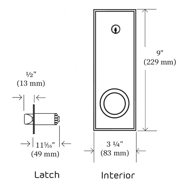 Kaba Simplex 1011 Knob Operated Digital Lock
